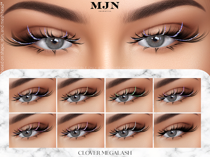 Second Life Marketplace - [MJN] Glow Getter {CLOVER MEGALASH}